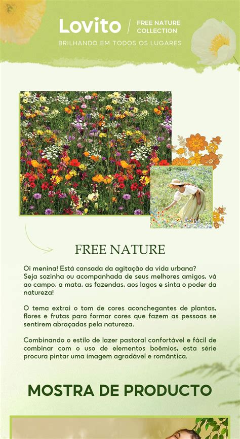 Lovito Exclusive Saia De FREE NATURE Casual Plantas Bainha Babado