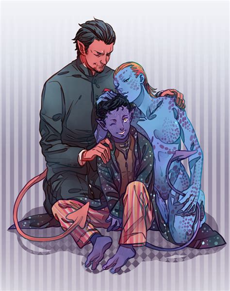 Mystique Nightcrawler Kurt Wagner And Azazel Marvel And 3 More