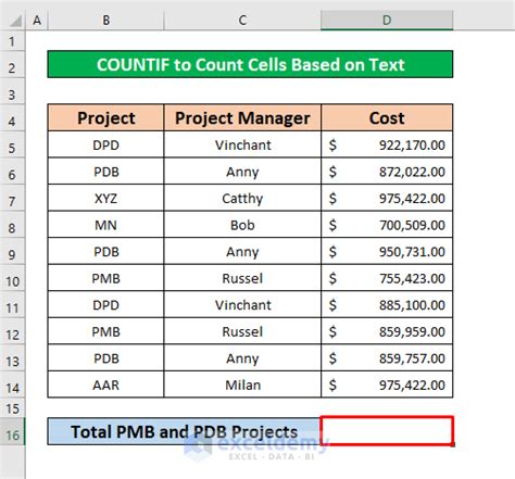 How To Use COUNTIF With Multiple Criteria In The Same Column In Excel Methods