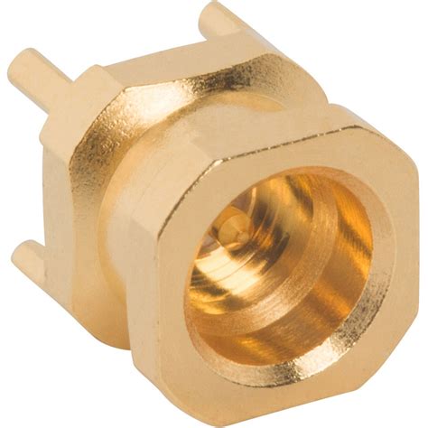 Amphenol Rf Psmp Msld Pct25 Rf Psmp Connector Straight Jack Limited Detent Pcb Through Hole