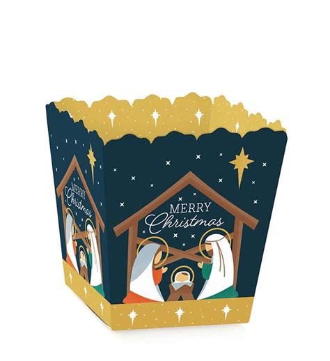 Holy Nativity Mini Favor Boxes Christmas Marketplace 1800flowers