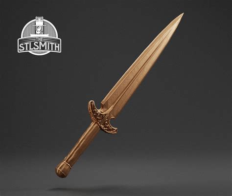 Stl File Steel Dagger Skyrim Life Size Prop Stl 🗡️ ・design To Download