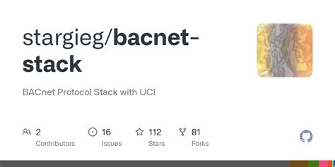 GitHub Stargieg Bacnet Stack BACnet Protocol Stack With UCI
