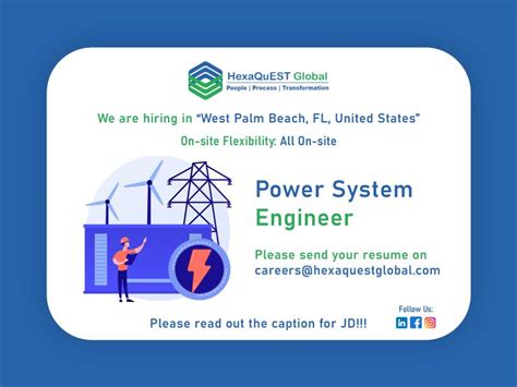 Hexaquest Global On Linkedin Powersystemengineer Electricalengineering Energysystems