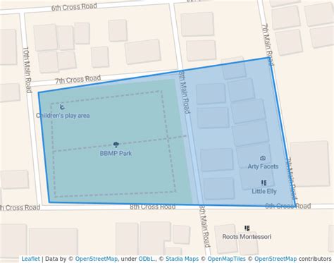 Bbmp Park In Bengaluru Map And Routes