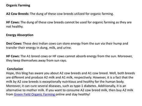 Ppt How A Cow Breeds Differ From A Cow Breeds Gfo Farming Powerpoint Presentation Id