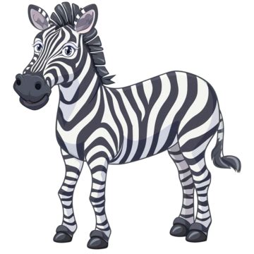 Cartoon Zebra Isolated Cartoon Zebra Zebra Cute Zebra PNG