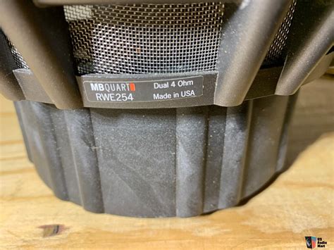 Mb Quart Reference Car Audio Subwoofer 10 Dual 4ohm Model Rwe254