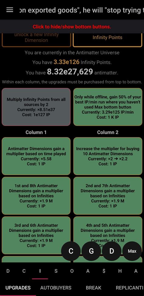 Cant Find Out How To Get Rid Of Ui Blocking Crunch Ip Rantimatterdimensions