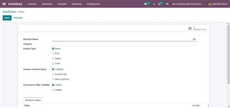 Configuration Of Odoo Product Variants Odoo 15 Inventory