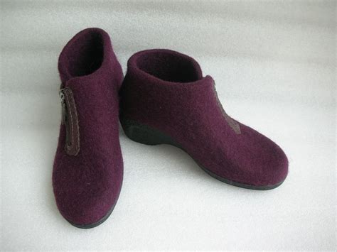 Ботильоны Элегант валяные на молнии в интернет магазине на Ярмарке Мастеров Томск доставка