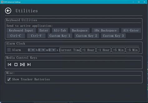 Ovr Advanced Settings 概览 Vrcd 文档库