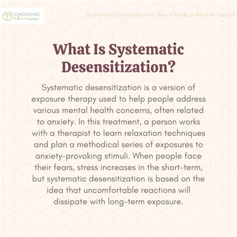 What Is Systematic Desensitization