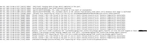 Plex Media Server Crashes After 10 Seconds Rplex
