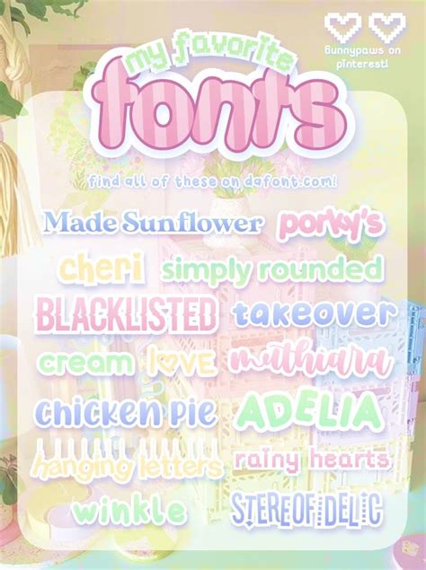 Fav Dafont Fonts In 2023 Dafont Fonts Aesthetic Fonts Cute Fonts