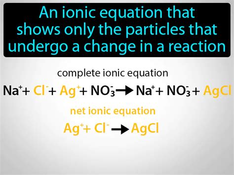 Net Ionic Equation Definition And Image Flippy