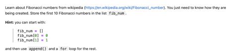 Solved Learn About Fibonacci Numbers From Wikipedia Chegg
