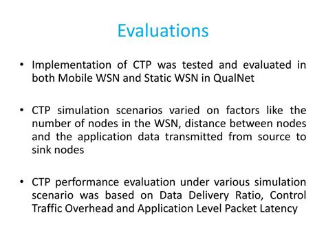 Ppt Implementation Of Collection Tree Protocol In Qualnet Powerpoint Presentation Id3280336