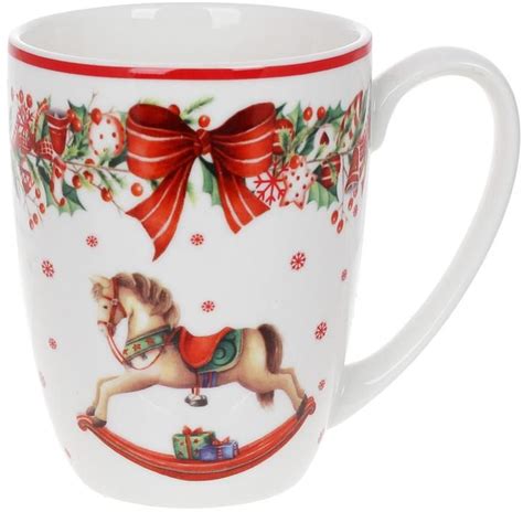 Кружка Різдвяна фантазія 400мл порцелянова Christmas Mugs Mugs