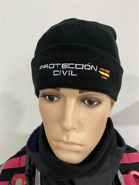 Gorro Bordado Negro ProtecciÓn Civil 🚑🚒🚓