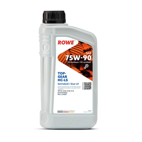Трансмиссионное масло ROWE HIGHTEC TOPGEAR 75W-90 HC-LS, 1л - цены и ...