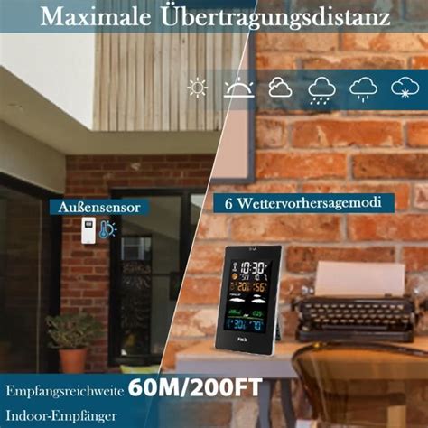 Station météo sans fil avec capteur extérieur Affichage numérique