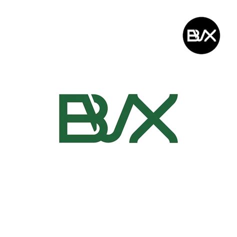 Premium Vector Letter Bvx Monogram Logo Design