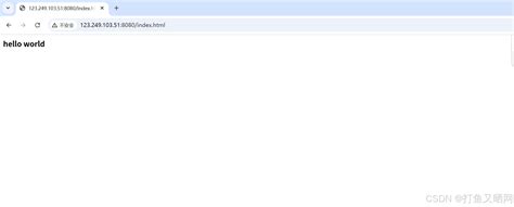 Linux网络 理解web路径 以及 实现一个简单的helloworld网页linux 下的web网站目录 Csdn博客