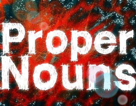 Proper Nouns