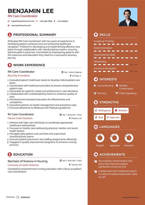 10 Rn Care Coordinator Resume Samples And Templates For 2025