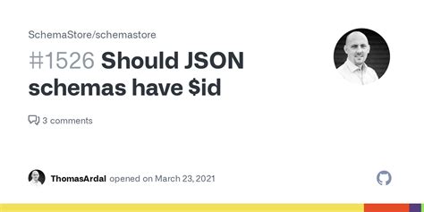 should json schemas have id · issue 1526 · schemastore schemastore