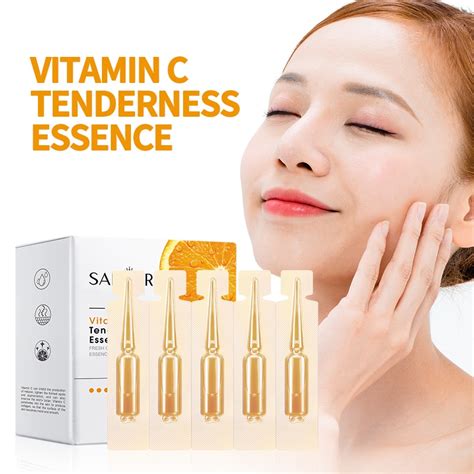 20pcs Vitamin C Moisturizing Whitening Nourishing Essence Brightens