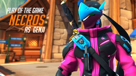 Necros Invincible Genji Potg Overwatch 2 Top 500 Season 4 Youtube