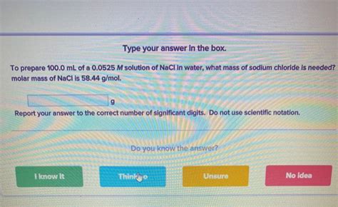 Solved Type Your Answer In The Box To Prepare Ml Of A Chegg
