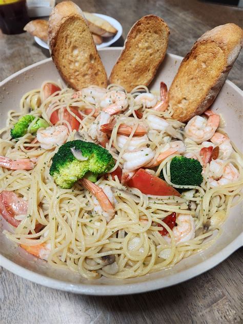 저번에 엄마한테 해드렸던 감바스 였던 파스타 음식 여행 에펨코리아