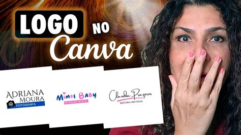 Como CRIAR LOGO No CANVA PASSO A PASSO Do Zero YouTube