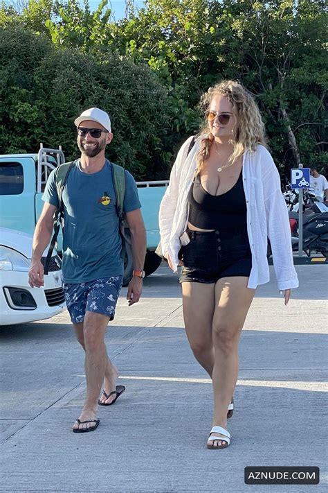 Danielle Macdonald At The Beach With Friend During Holiday Season In St