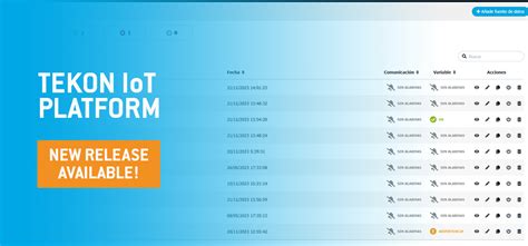 Tekon IoT Platform Release 12 2 0 Tekon Electronics