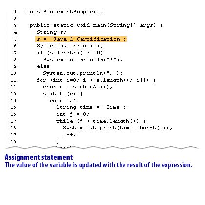 Java Statements Assignment Loops Case