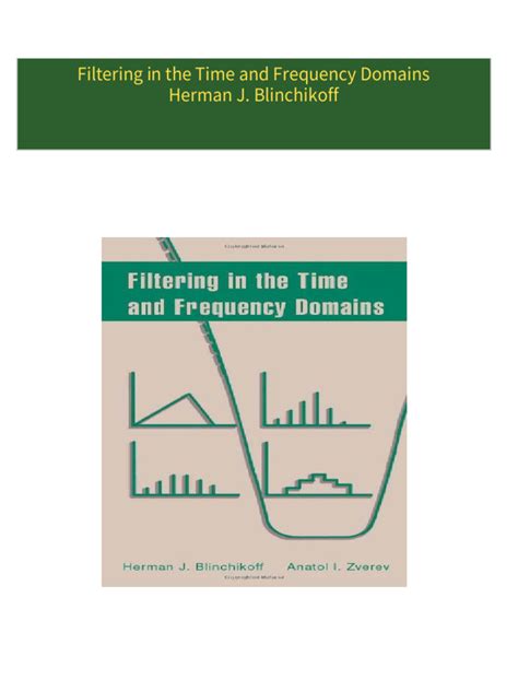 Instant Download Filtering In The Time And Frequency Domains Herman J