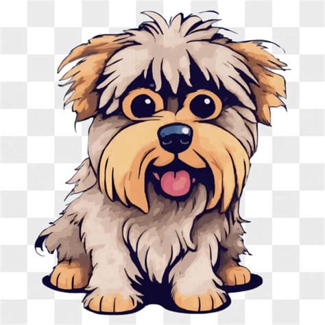Baixe Adorável Cachorro Marrom E Branco Sentado Com A Língua De Fora
