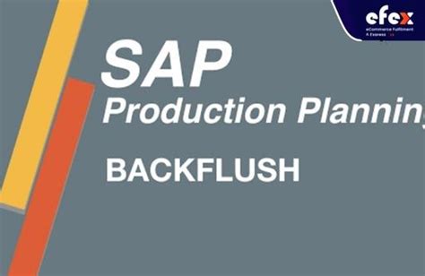 What Is Backflush In Sap How To Deal With That 2023