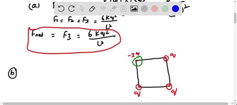 solved three identical point charges q are placed at each of three