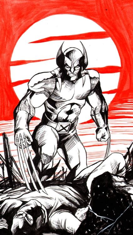 Wolverine By David Enebral Marvel Comics Fun Comics Marvel Heroes