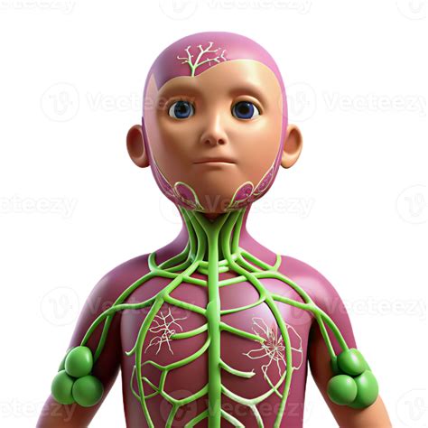 Lymph Node System 3d Illustration 55063618 Png
