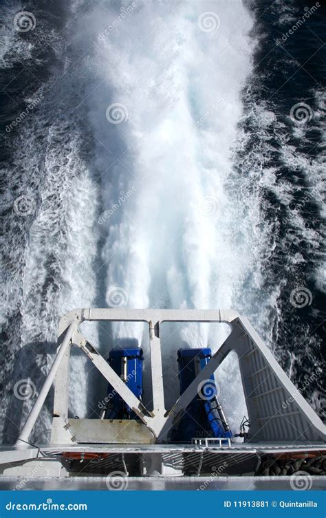 Boat Jet Engine Stock Image Image Of Andalusia Foam 11913881