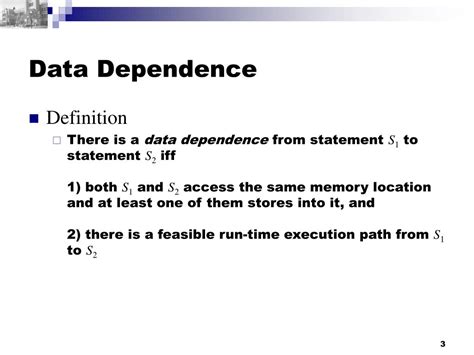 Ppt Theory And Practice Of Dependence Testing Powerpoint Presentation Id 3336158