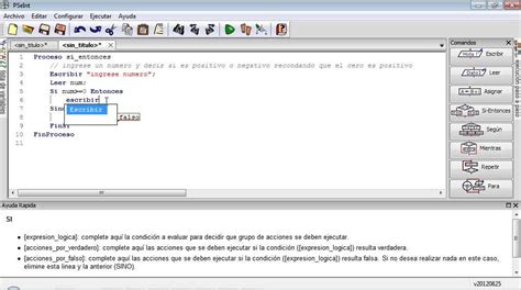 Comando Si Entonces Del Programa Pseint YouTube