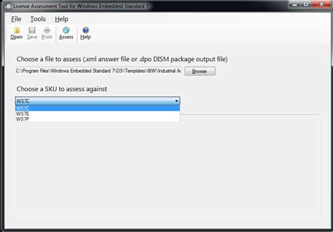 Windows Embedded Standard 7License Assessment Tool Elbacom GmbH