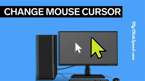 How To Change Cursor On PC My Click Speed